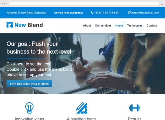 Create a website by following the steps to register on Webgenie