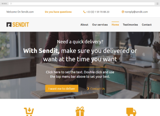 Create a website by following the steps to register on Webgenie
