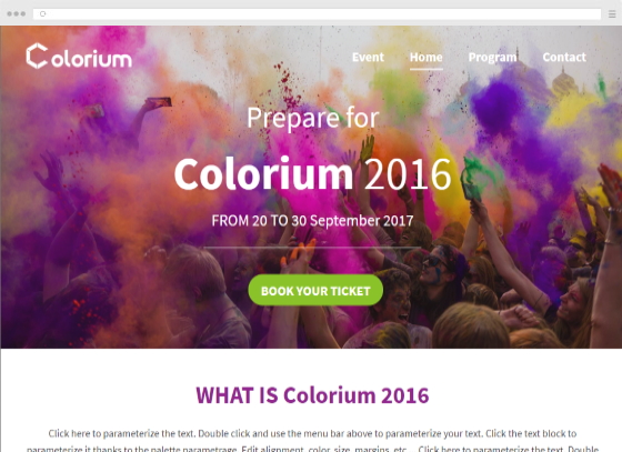 Create a website by following the steps to register on Webgenie